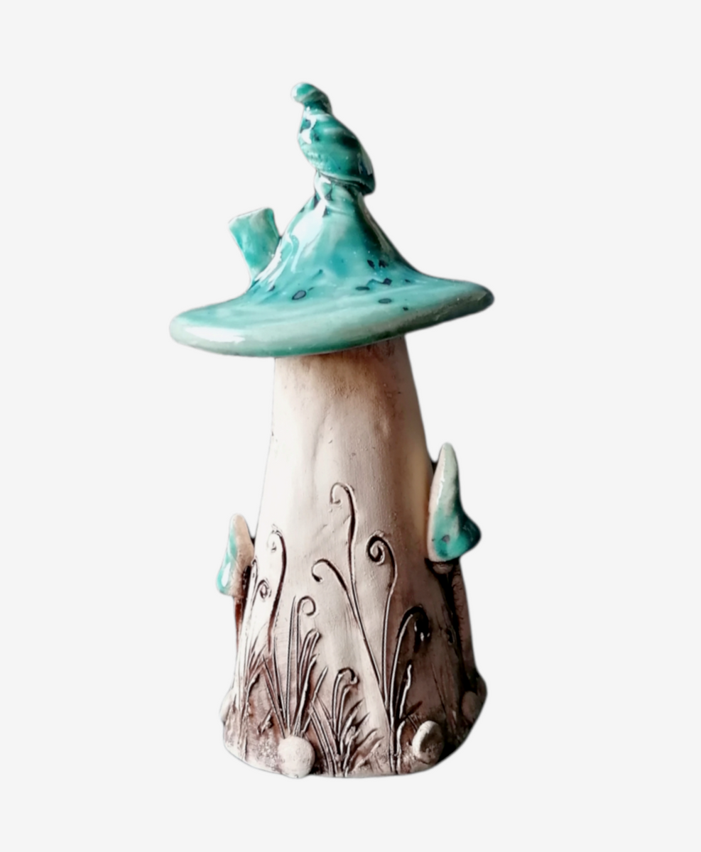 Small Size Fairy House – Barbara Lea Pottery